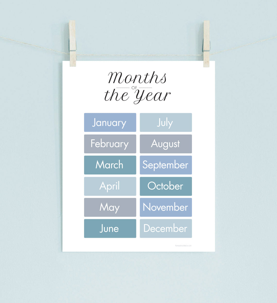 Weather and Seasons Poster Print - informative Wall Art Print ...